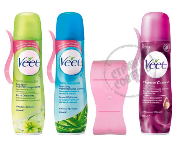 Veet крем-спрей для депиляции